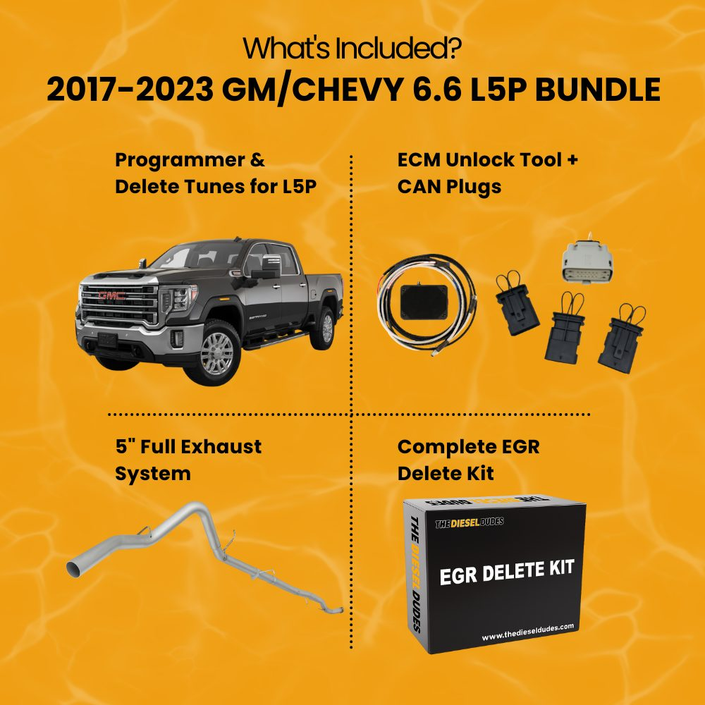 GM/Chevy Duramax 6.6 L5P Full Delete Bundle | 2017-2022