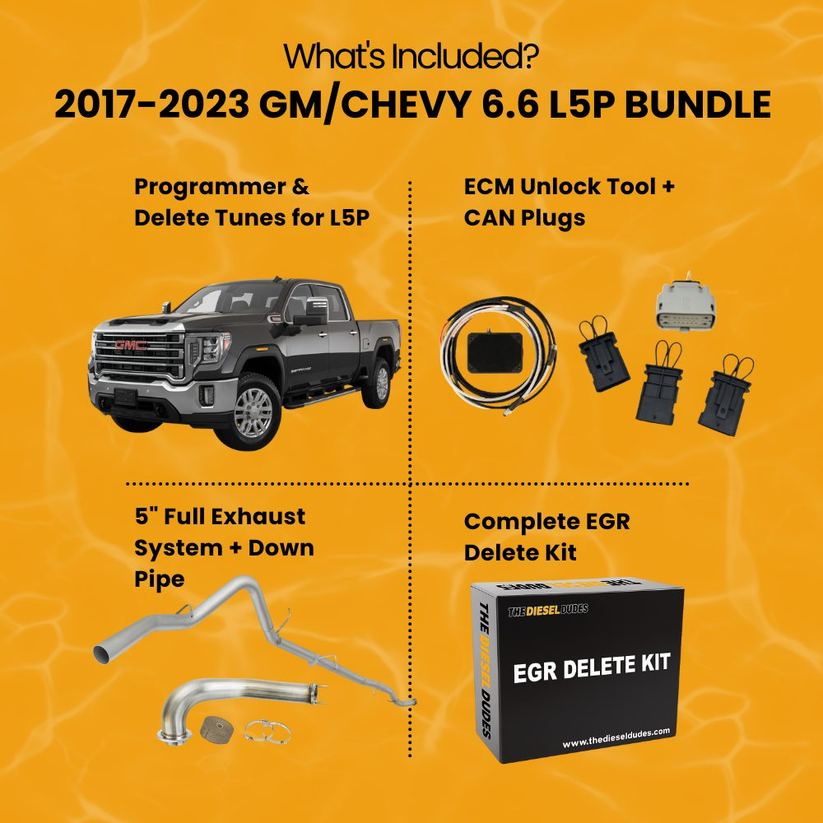 GM/Chevy Duramax 6.6 L5P Full Delete Bundle | 2017-2022