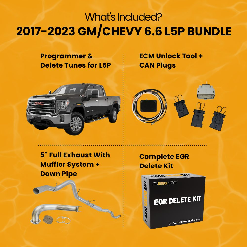 GM/Chevy Duramax 6.6 L5P Full Delete Bundle | 2017-2022