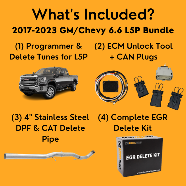 GM/Chevy Duramax 6.6 L5P Full Delete Bundle | 2017-2023 – thedieseldudes